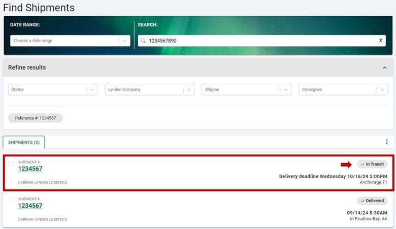 Tracking: Shipment Status Terminology | Lynden