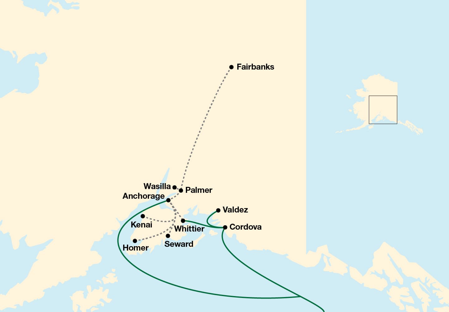 Barge Service to Central Alaska | Alaska Marine Lines