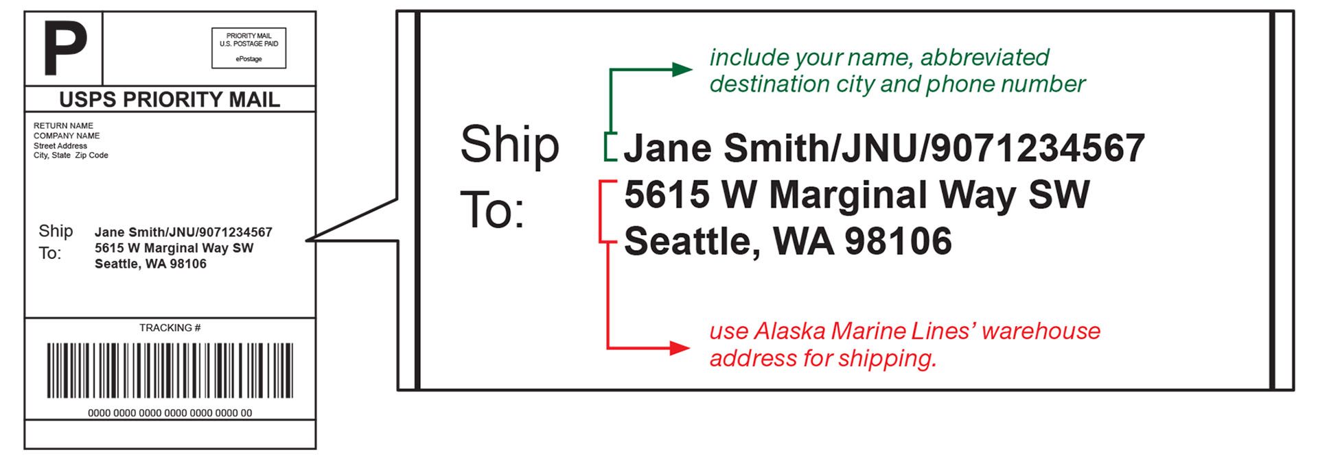 Parcel Shipments to Alaska | Alaska Marine Lines