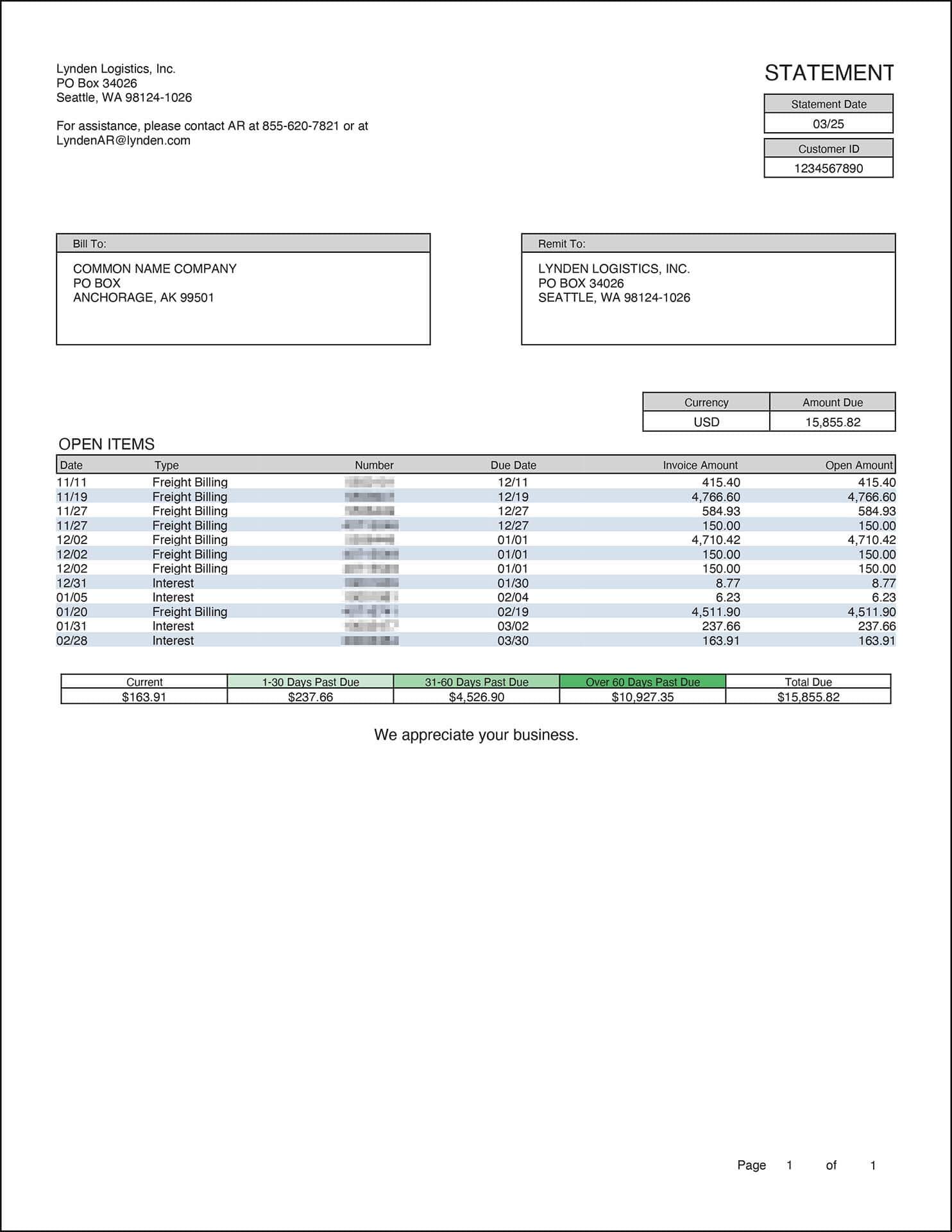 General - Invoices and Statements of Account | Lynden Help Center
